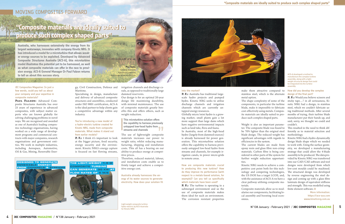 ACS Australia on Front Cover of Composites World March 2021! - Advanced ...