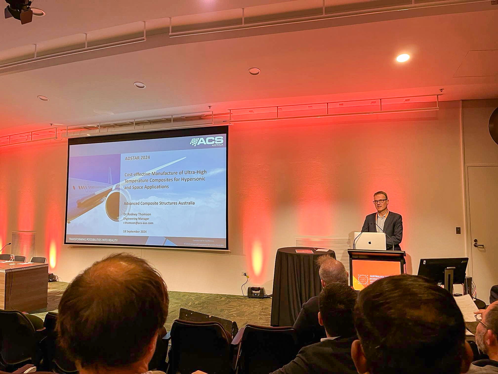 Dr Rodney Thomson presenting at the ADSTAR Summit 2024 on UHT ...